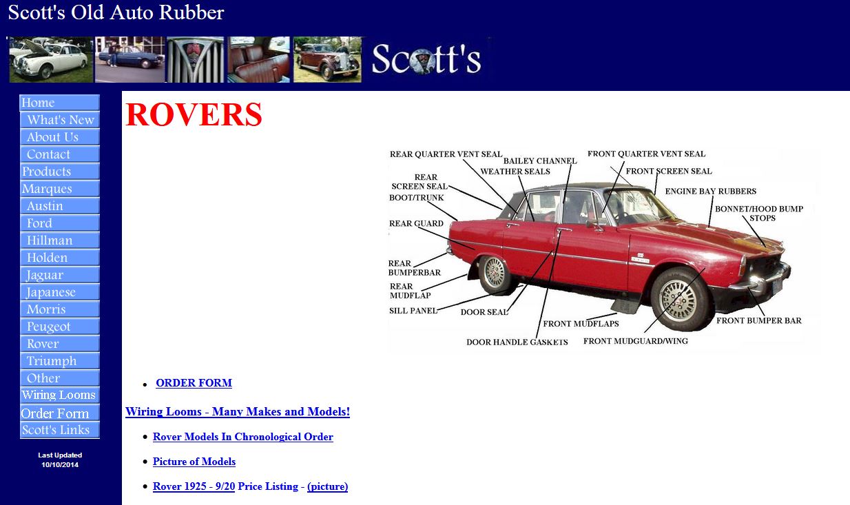 Recommended Repairers and Parts Suppliers – Rover Car Club of South ...